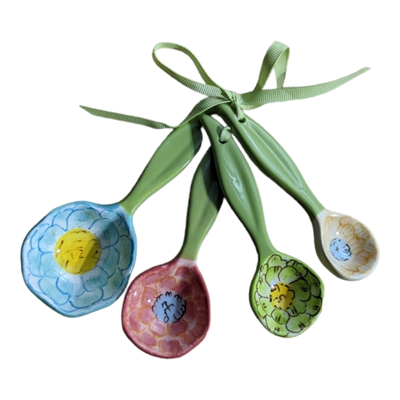 Source Unknown | Kitchen | Ceramic Measuring Spoons | Poshmark